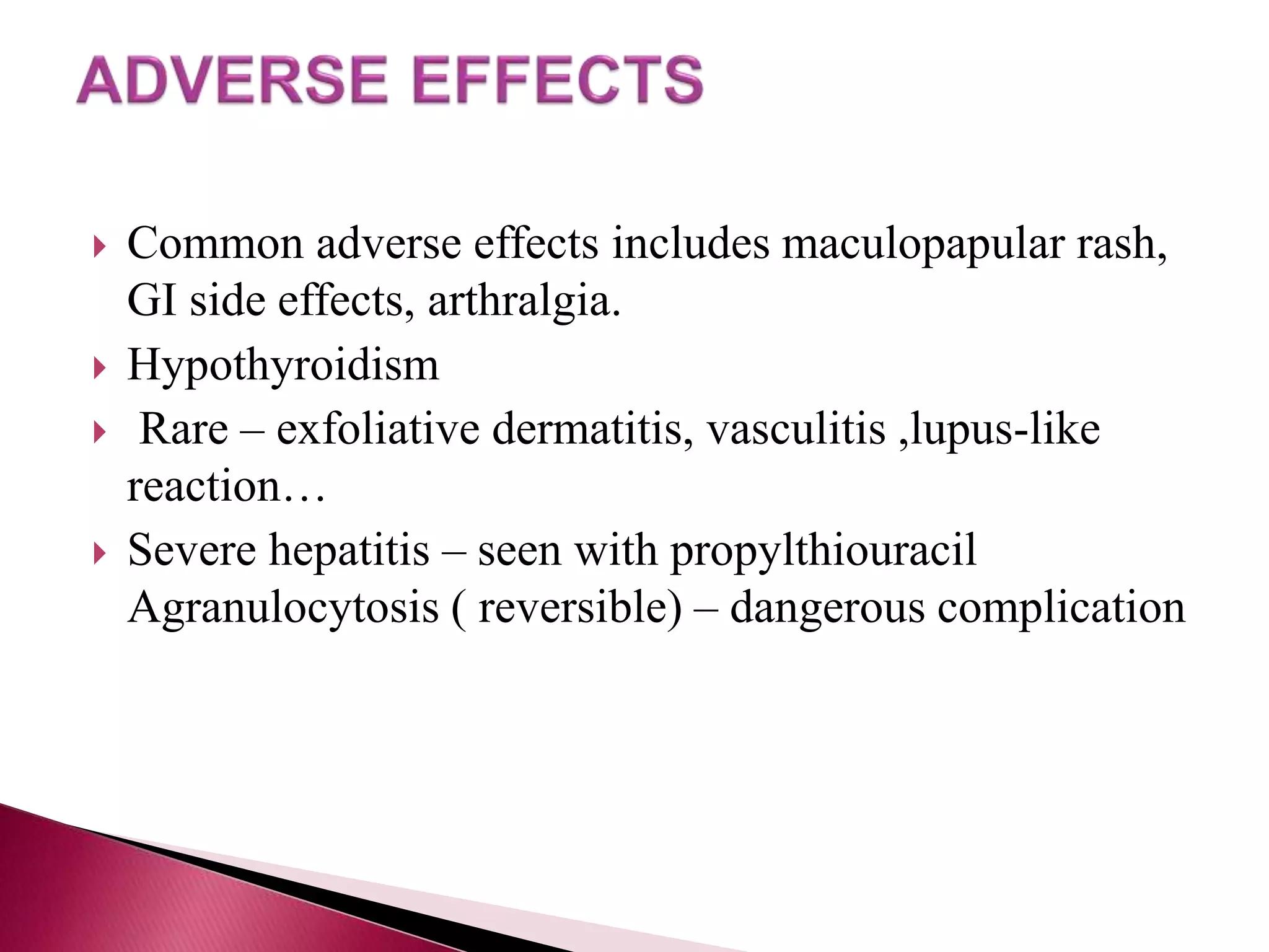 Anti thyroid drugs | PPTX