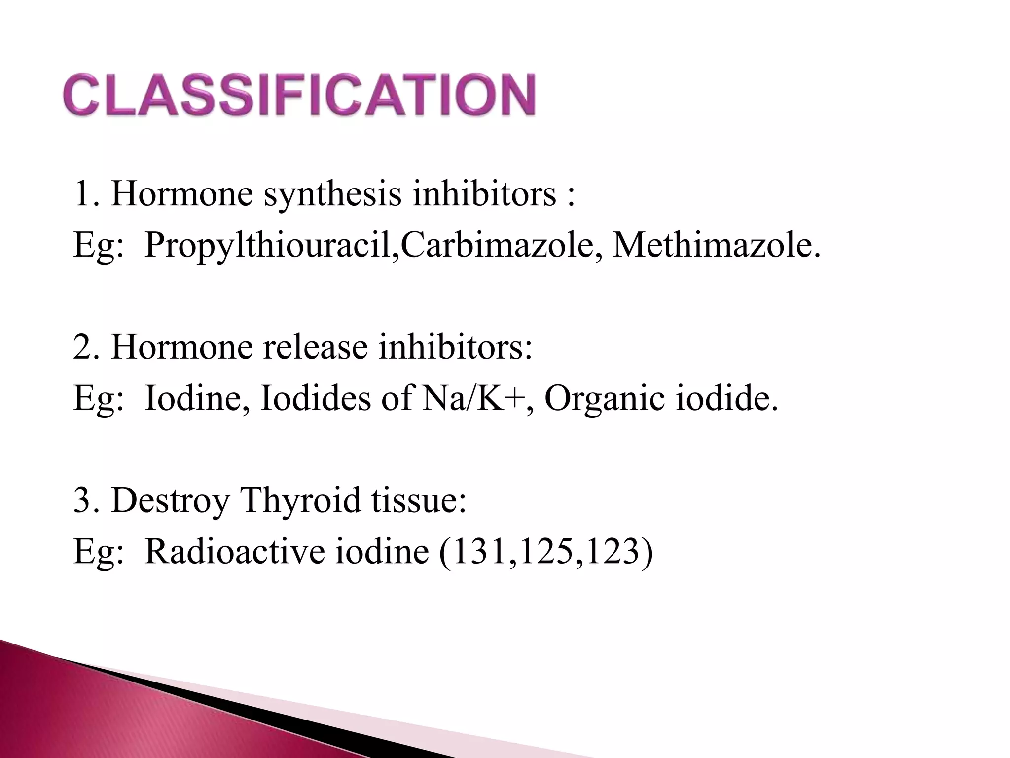 Anti thyroid drugs | PPTX