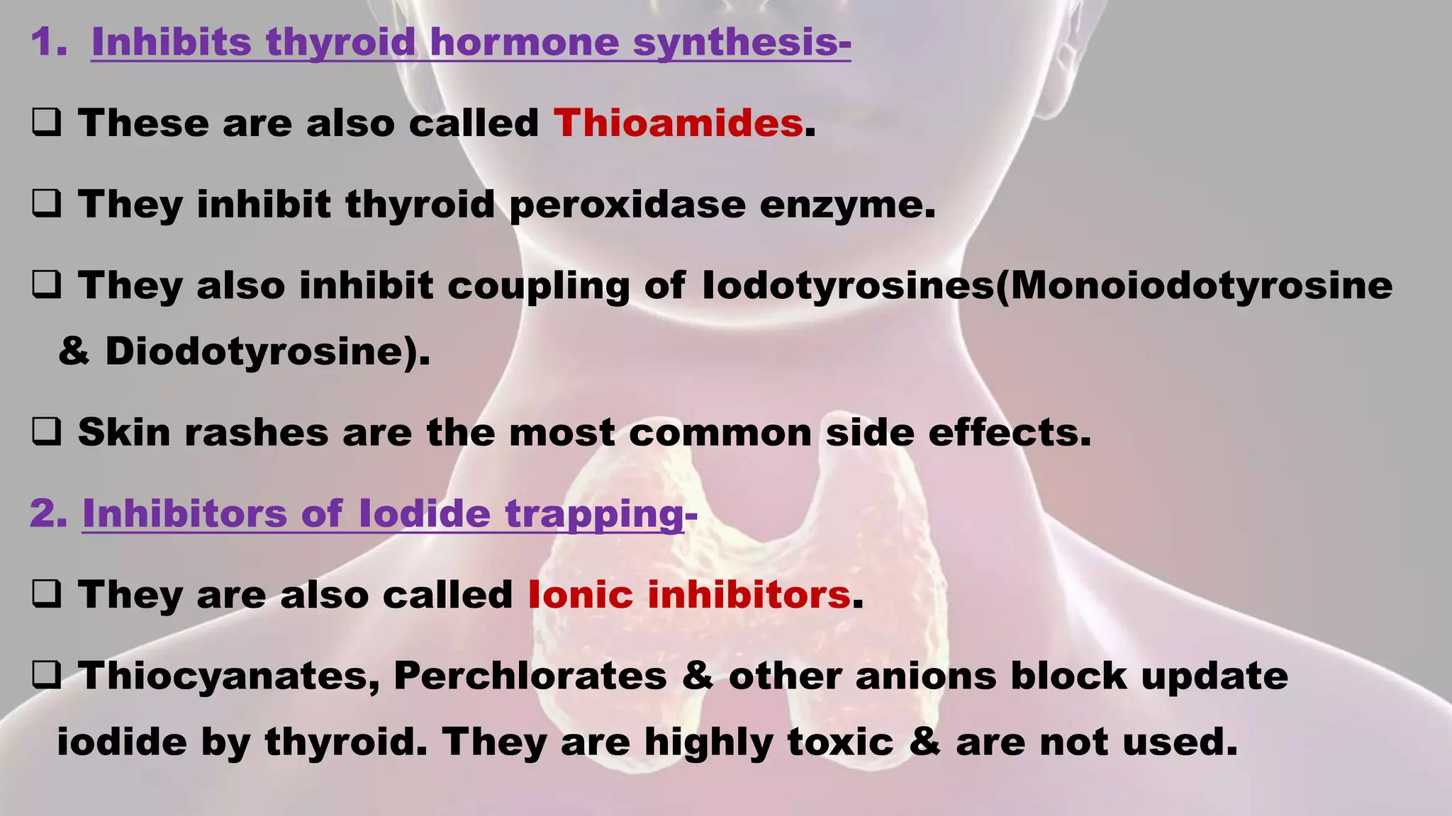 Anti thyroid drugs | PPTX