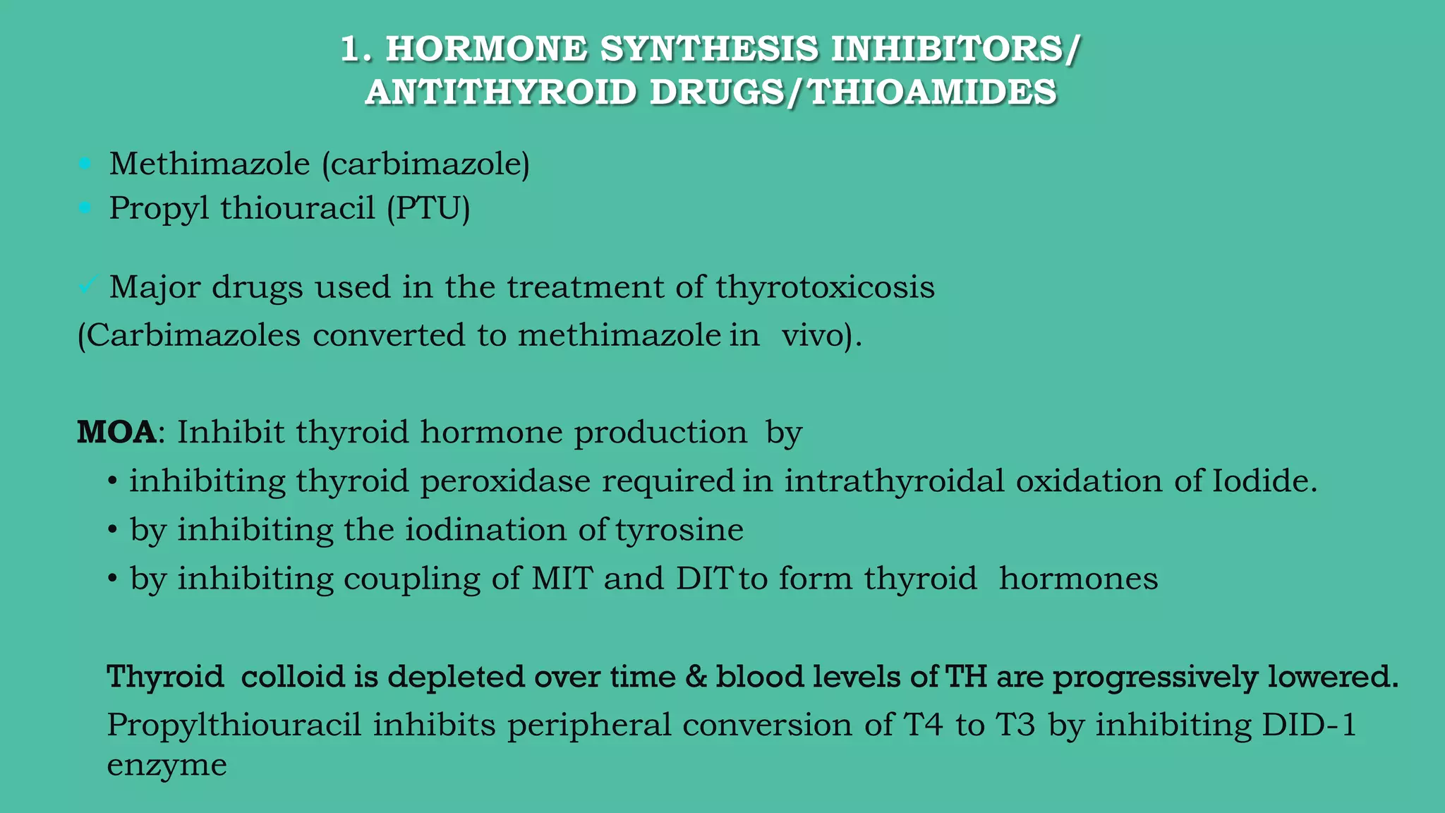 Anti thyroid drugs | PDF