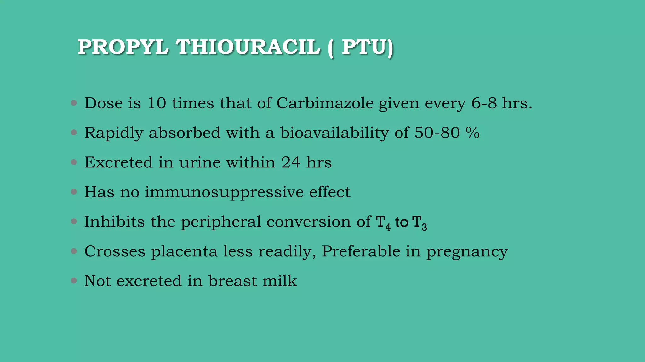 Anti thyroid drugs | PDF