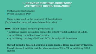 Anti thyroid drugs | PDF