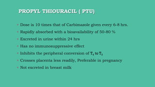 Anti thyroid drugs | PDF