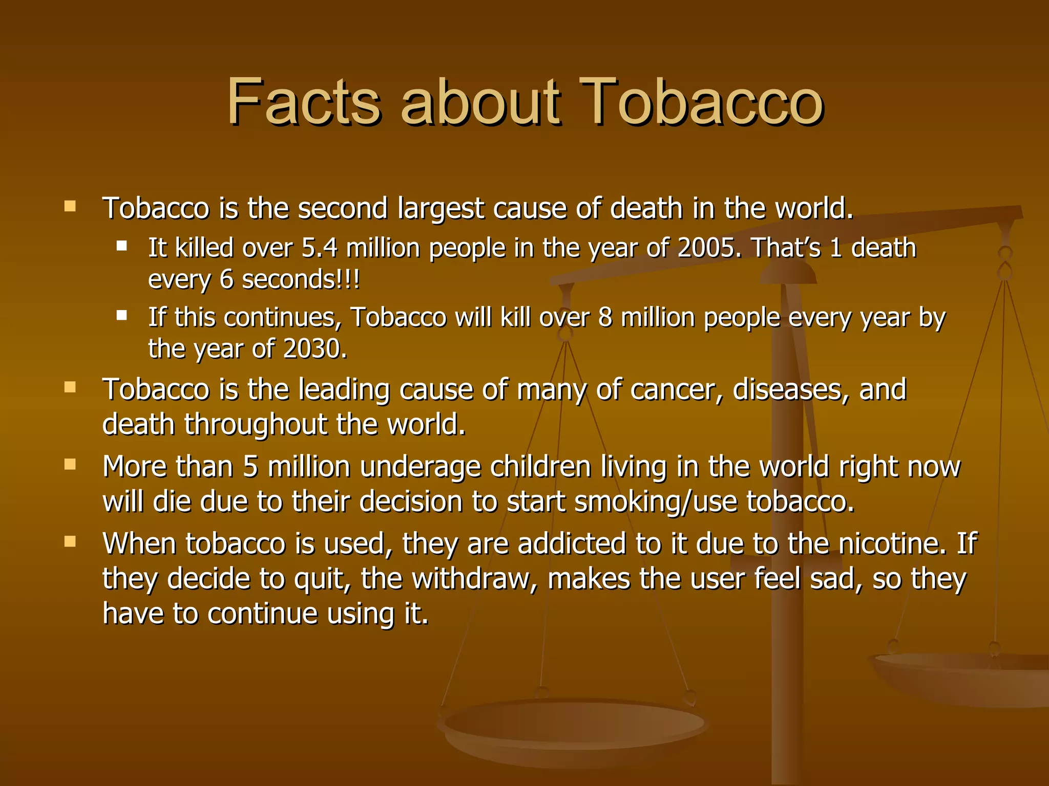 Anti-Tobacco Project | PPT
