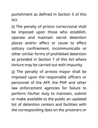 Republic Act Number 9745 also known as Anti-Torture Law.docx
