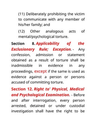 Republic Act Number 9745 also known as Anti-Torture Law.docx