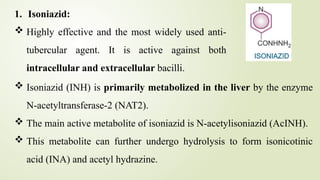 Anti-tubercular agents (Mycobacterium tuberculosis) | PPTX