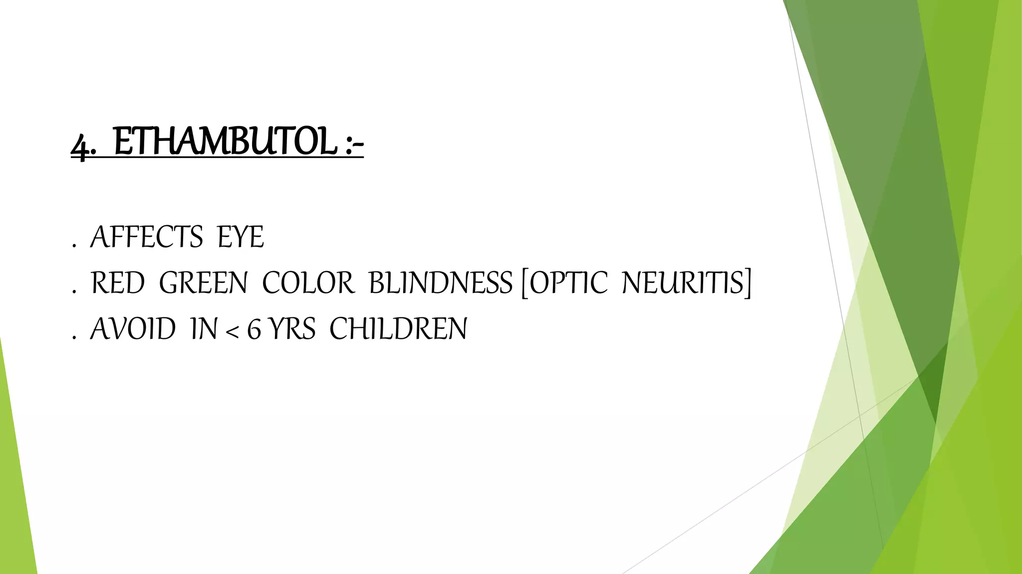 Anti tubercular drugs | PPTX