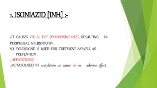 Anti tubercular drugs | PPT