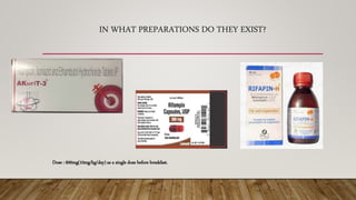 Anti tuberculin drugs [autosaved] | PPTX