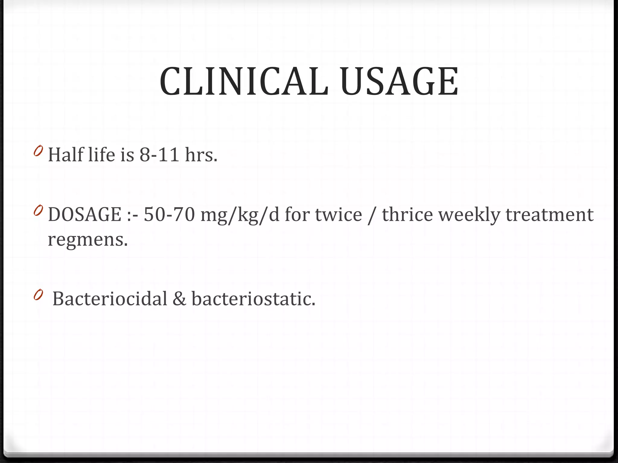Anti tuberculosis drugs | PPT