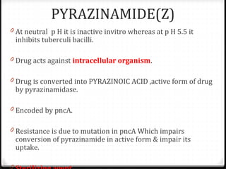 Anti tuberculosis drugs | PPT
