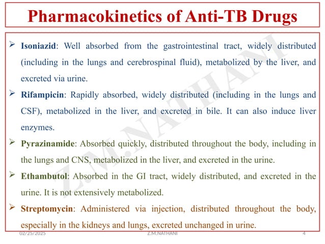 Anti-TB drugs are used to treat tuberculosis (TB). | PPT