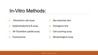 Anti- Tumor assay / Screening of Anticancer Drugs | PDF