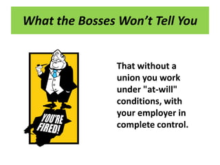 Anti union tactics part 3 | PPTX