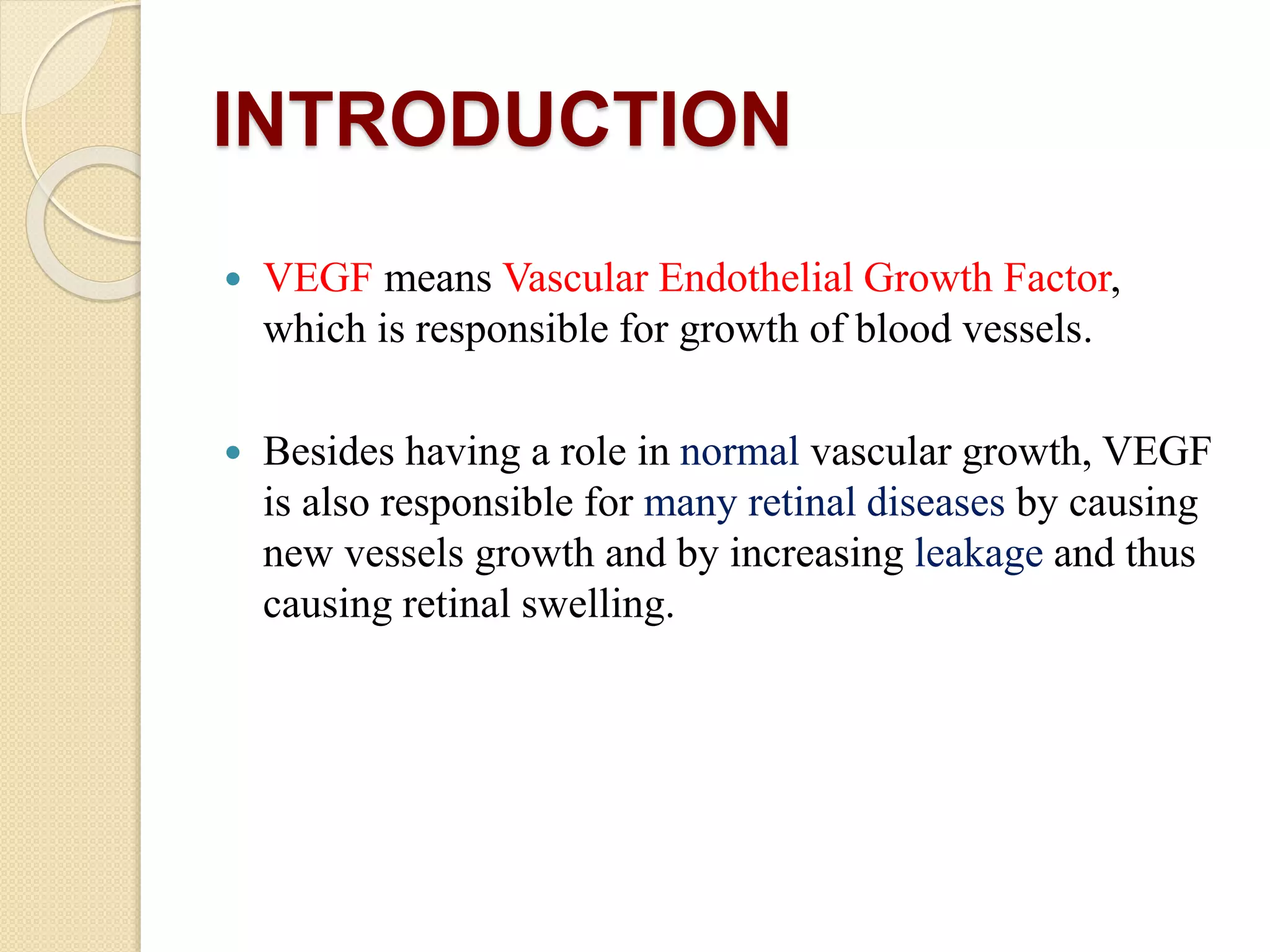 Anti vegf' s in Ophthalmology | PPTX
