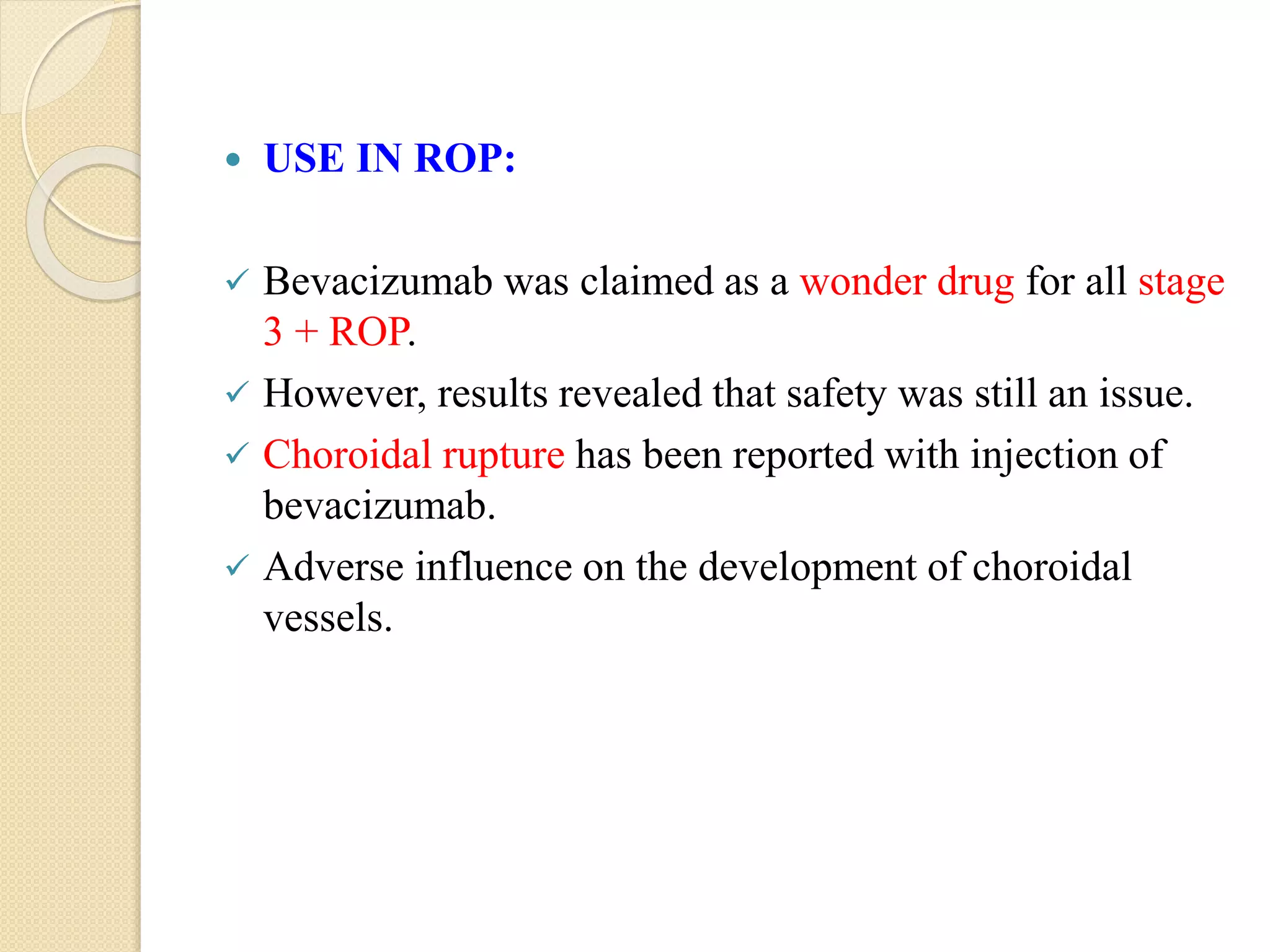 Anti vegf' s in Ophthalmology | PPTX