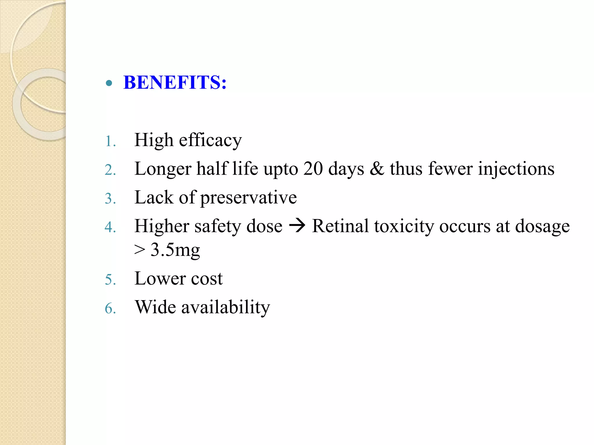Anti vegf' s in Ophthalmology | PPTX