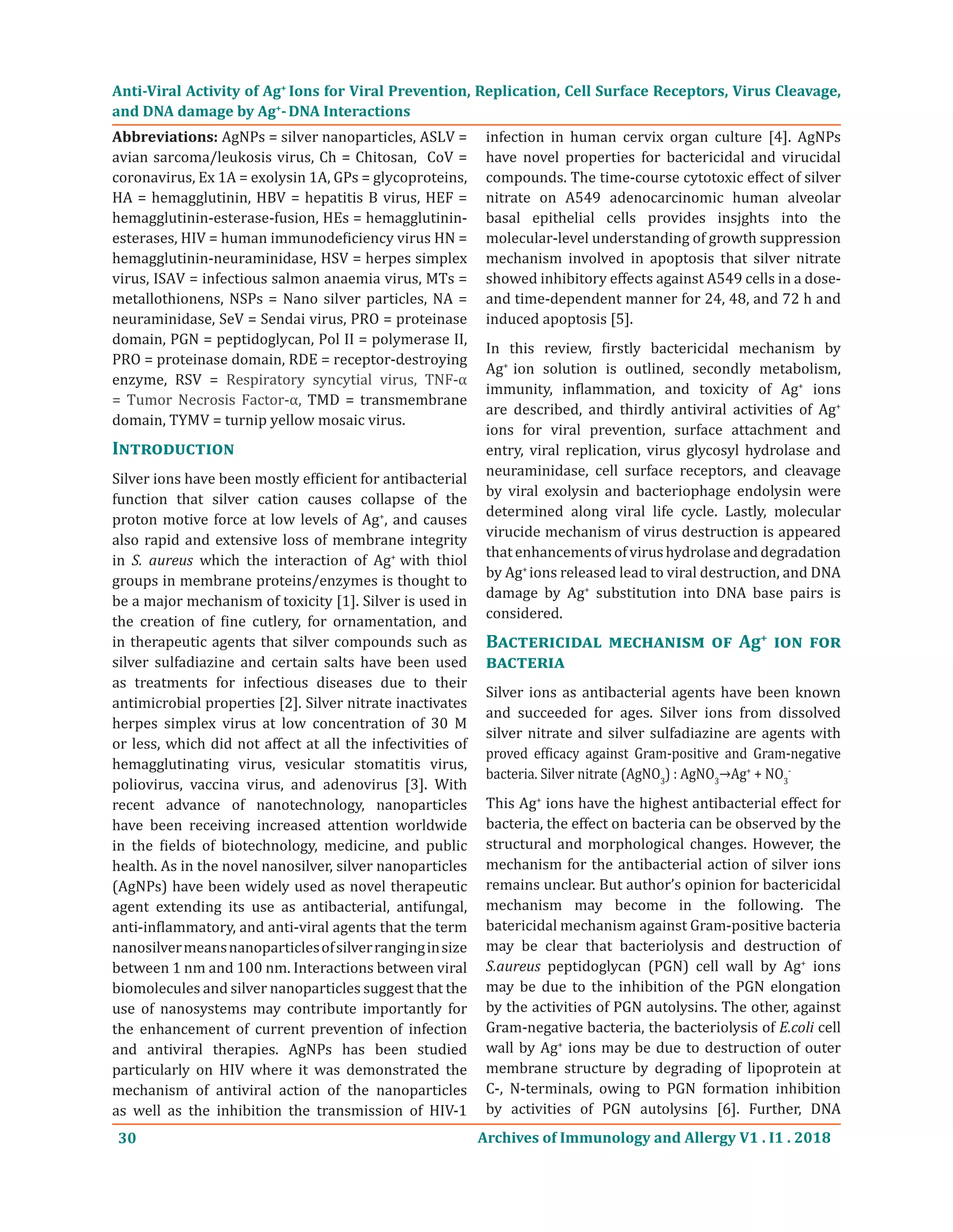 Anti-Viral Activity of Ag Ions for Viral Prevention, (1).pdf ...