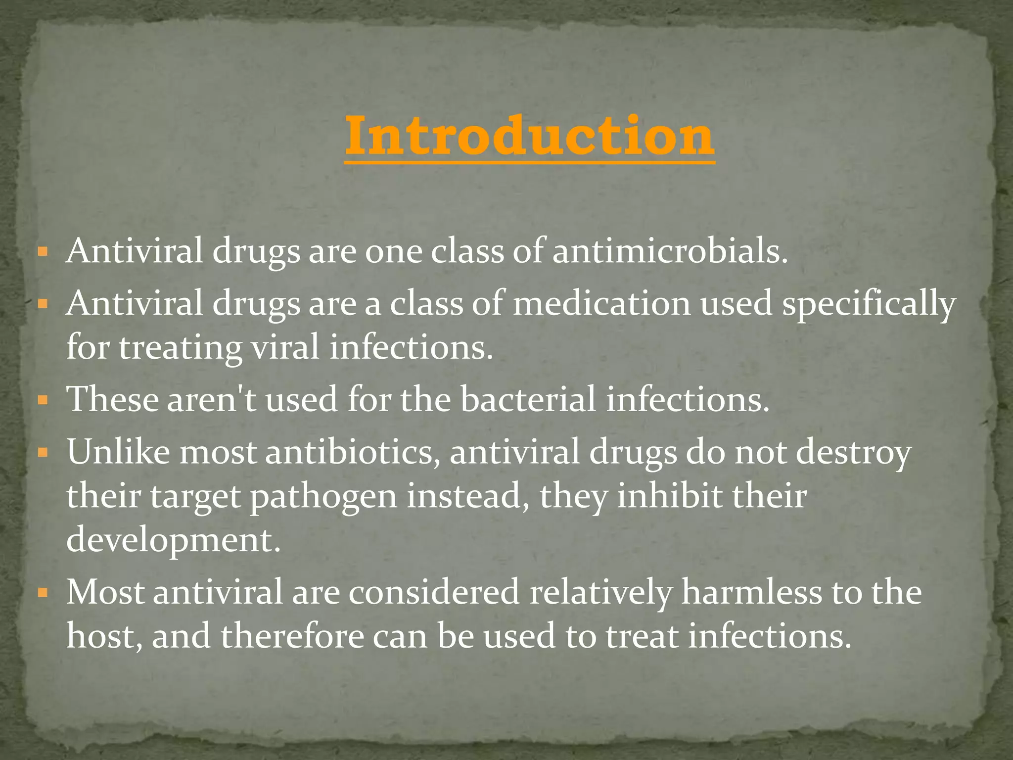 Anti viral drugs | PPTX