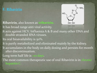 Anti viral drugs | PPTX