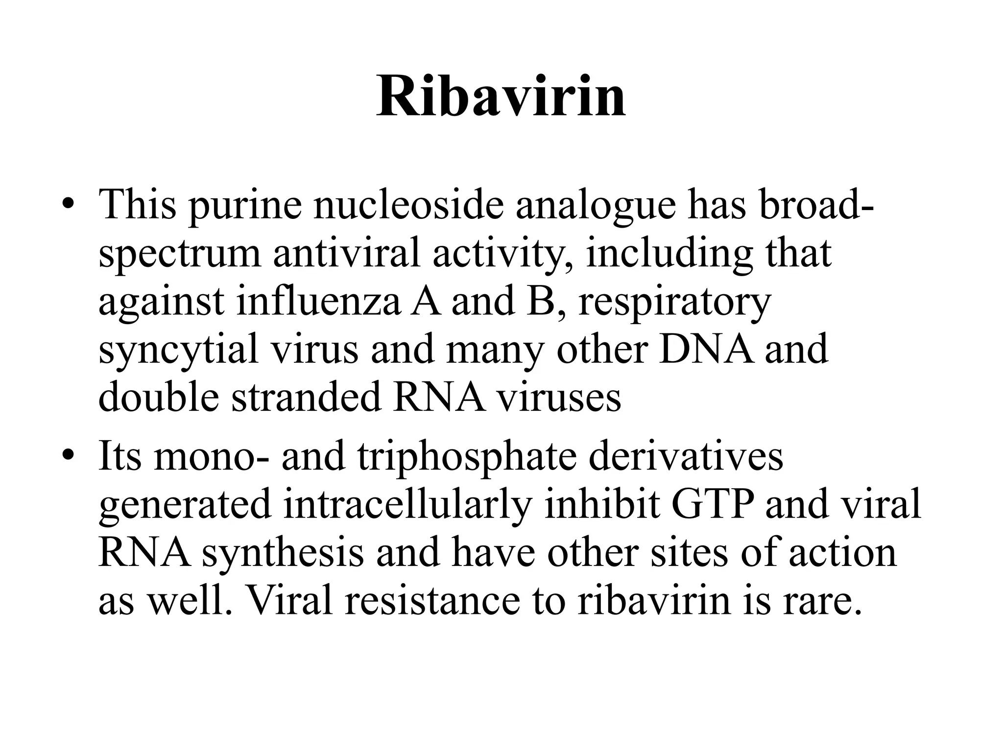 Anti viral drugs ppt | PPTX