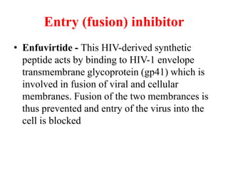 Anti viral drugs ppt | PPTX