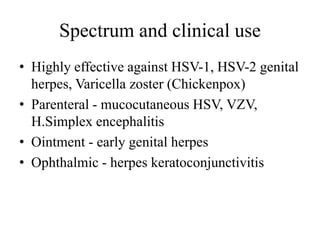 Anti viral drugs ppt | PPTX