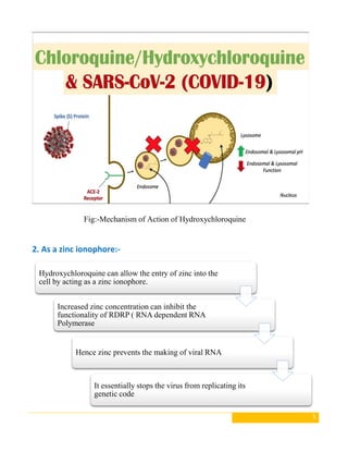 Anti viral properties of hydroxychloroquine(pharmacology) | PDF
