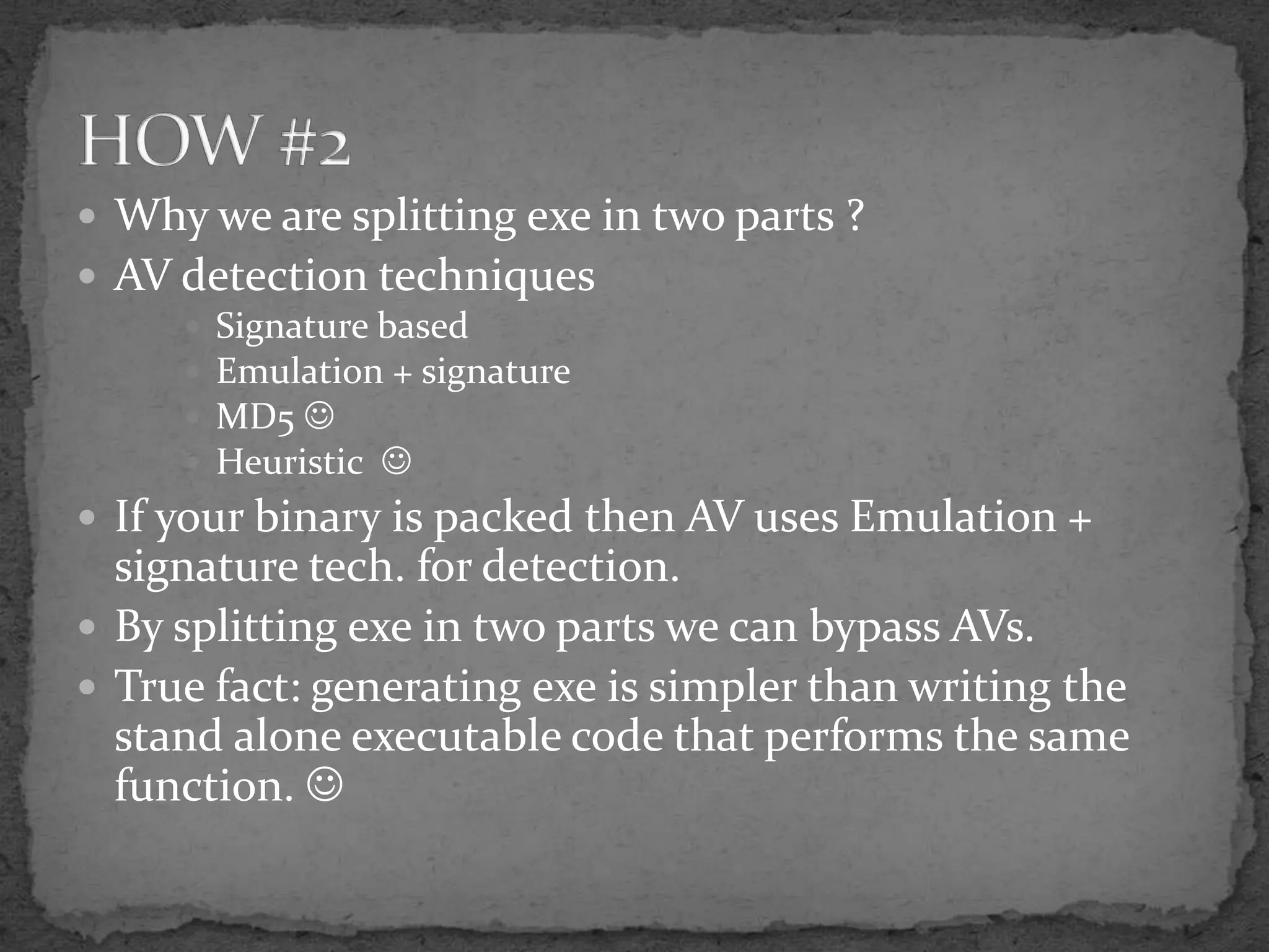 Anti-Virus Evasion Techniques and Countermeasures | PPTX