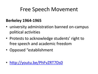 Student Protests 1960's | PPT