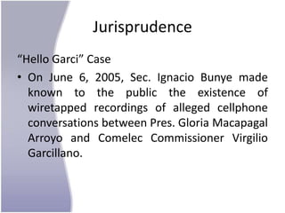 Anti wiretapping-act | PPTX