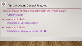 Anti adrenergic drugs 2020 | PPTX