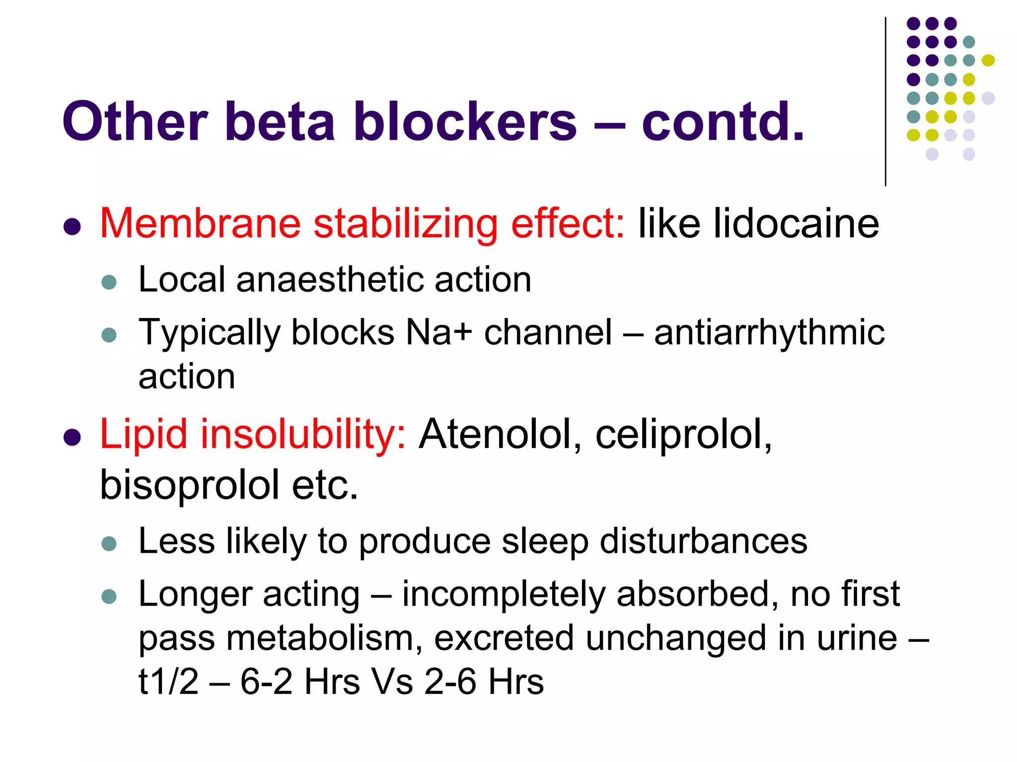 Antiadrenergic drugs - drdhriti | PPT