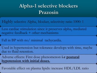 Antiadrenergics drugs : By Dr Rahul R Kunkulol | PPTX
