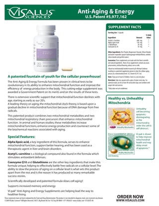 Anti aging fact sheet | PDF