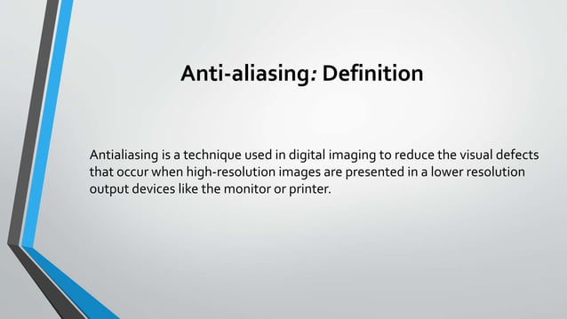 Antialiasing | PPTX