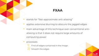 Antialiasing & Its different technique | PPT