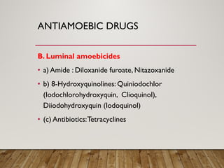 Antiamebic agent | PPT