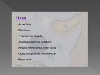 Antiamoebic agents | PPTX