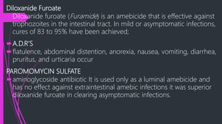 Antiamoebic and other | PPTX