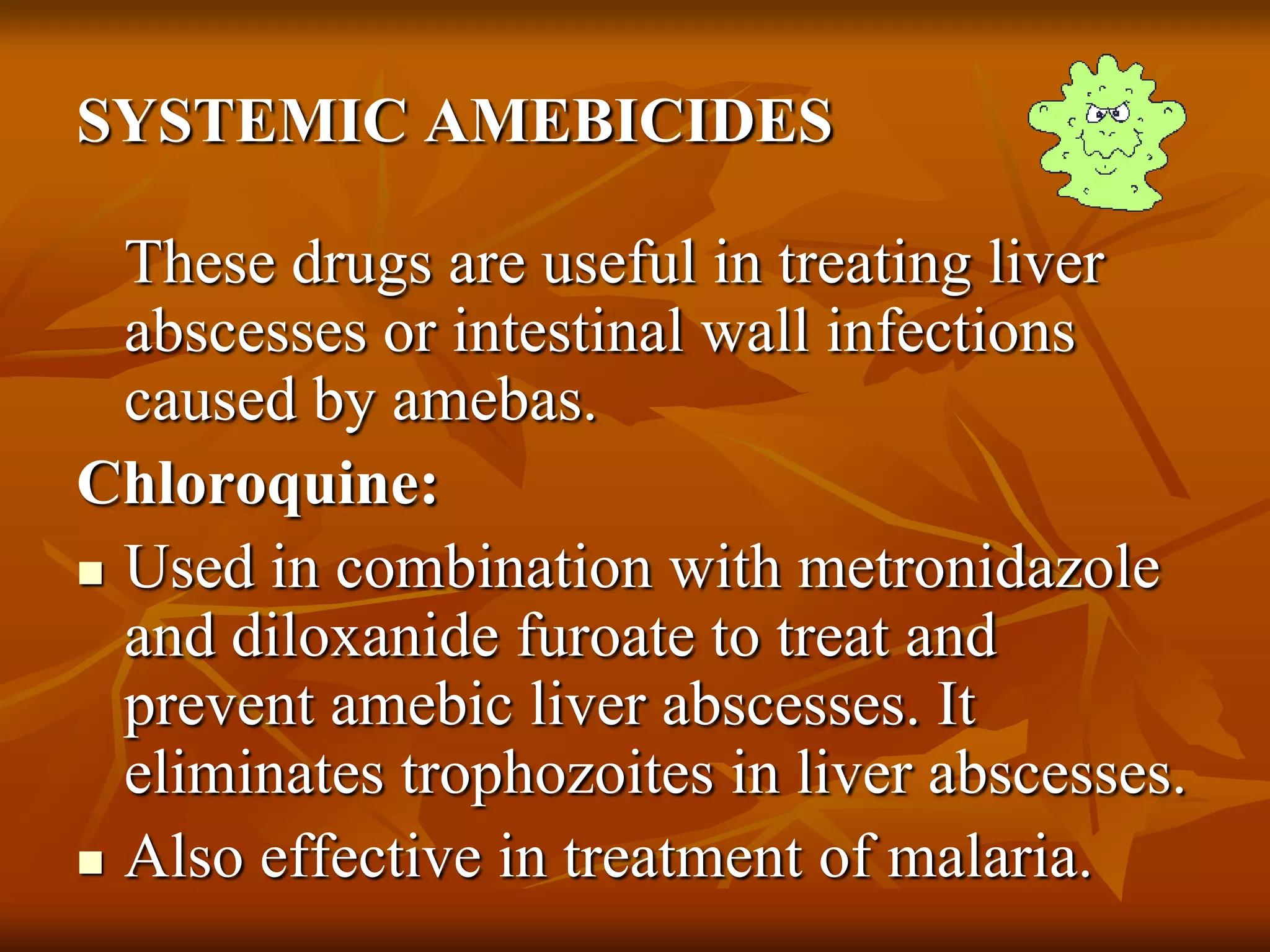 Antiamoebic drugs | PPT