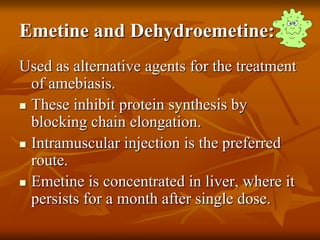 Antiamoebic drugs | PPT