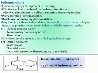 Antiamoebic drugs | PPTX