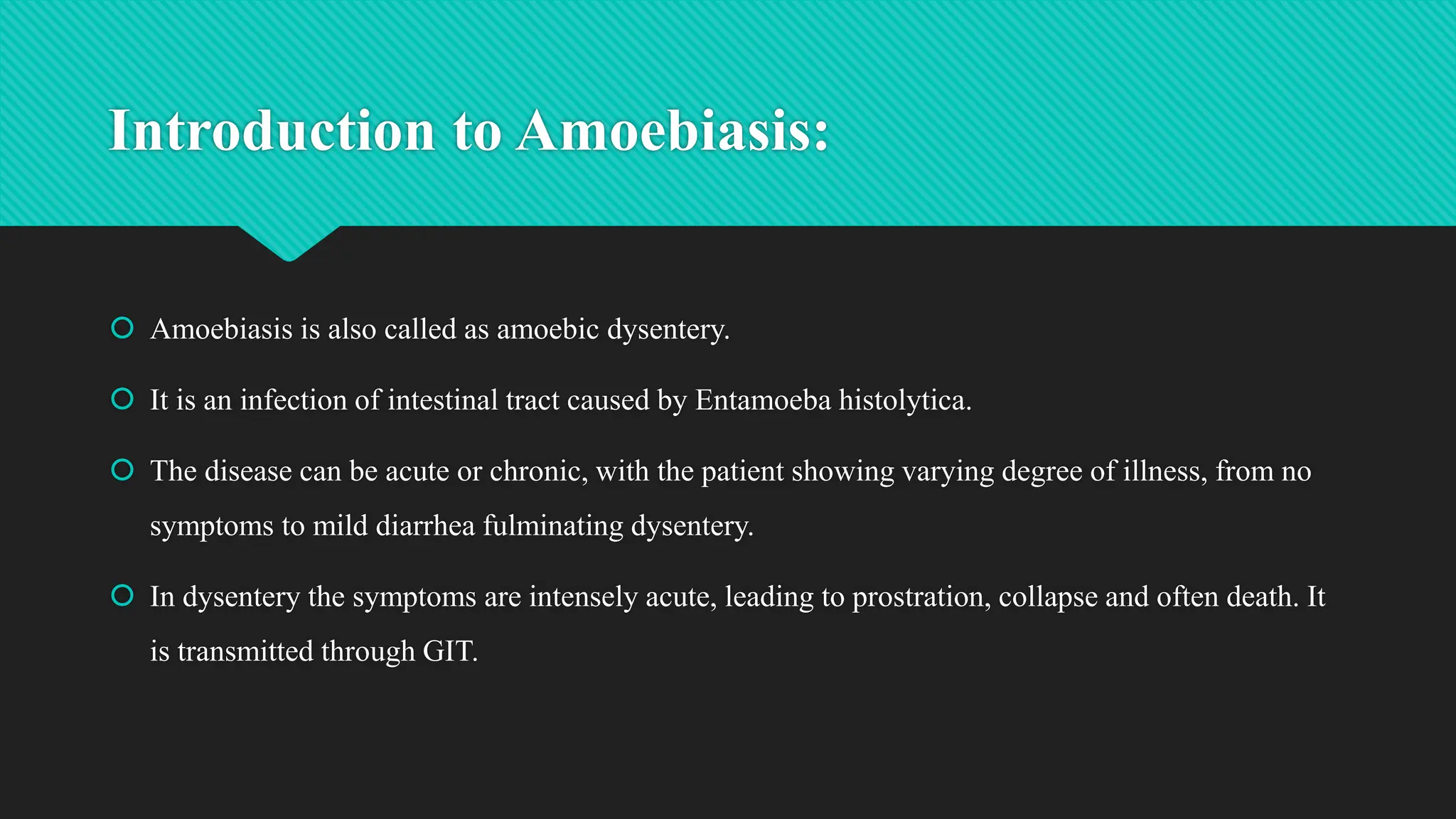 Anti-amoebic Drugs Presentation of PC-II | PDF