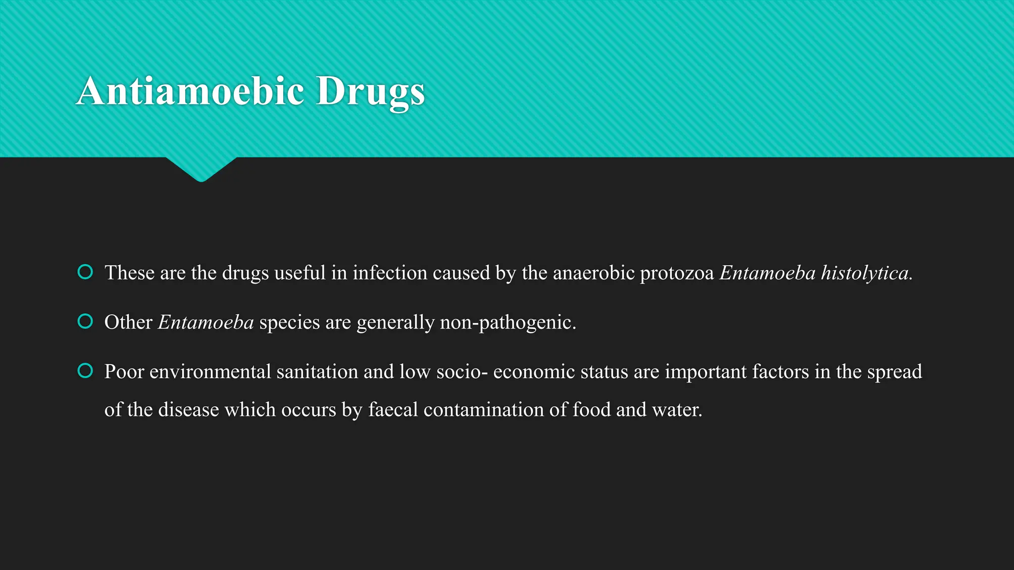 Anti-amoebic Drugs Presentation of PC-II | PDF