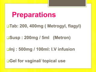 ANTI AMOEBIC DRUGS ( drugs against amoebic action) | PPT | Digestive ...