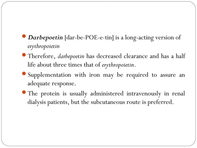 Anti anaemic drugs (1) | PPT | Blood Disorders | Diseases and Conditions