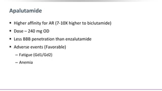 Antiandrogens beyond biclutamide in metastatic prostate cancer.pptx