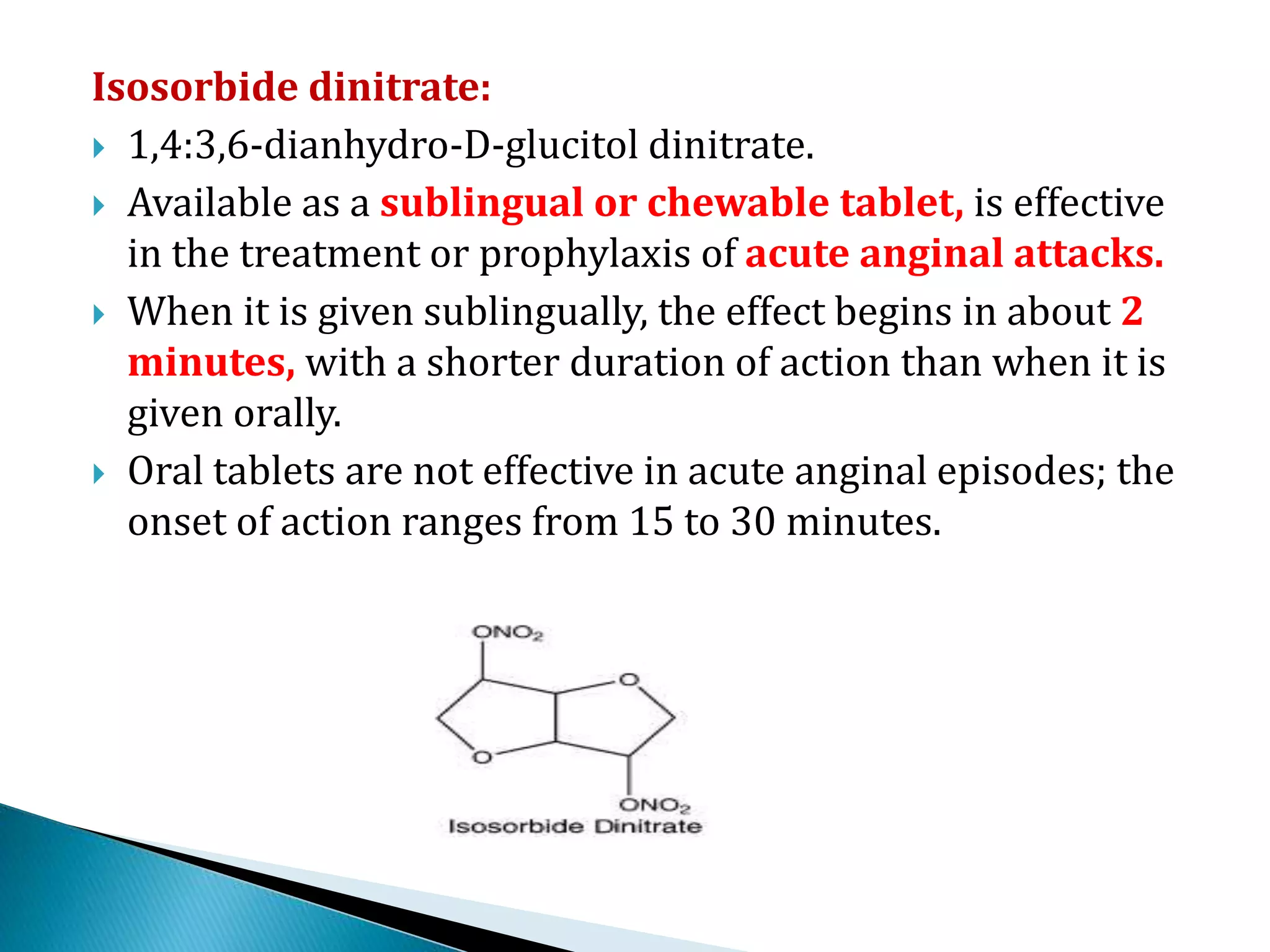 Antiangina part 1 | PPTX | Heart and Cardiovascular Diseases | Diseases ...